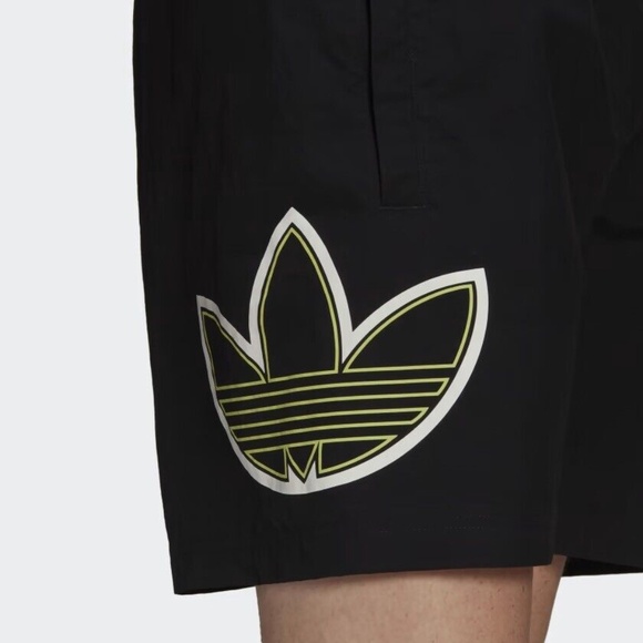 adidas | Shorts | Adidas Originals Sport Swim Retro Trefoil Logo Board ...